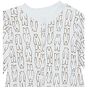 Amazon Aware Unisex Babies' Organic Cotton Footless Coverall, Pack of 2, Bear Print, 9 Months