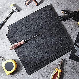 4 Pieces RV Jack Blocks Rubber Pads Trailer Jack Camper Accessories RV Stabilizer Jack Pads Jack Stand Pads Trailer Leveling Pads for Keeping Jack Blocks from Slipping Sinking, 12 x 12 x 0.2 Inch