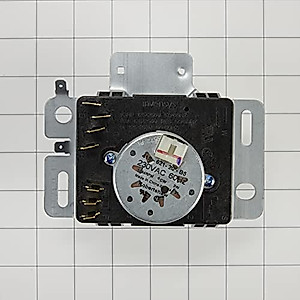 Whirlpool W10857612 Dryer Timer, Small, Black