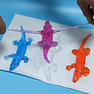 5Pack Super Stretch Sticky Dinosaur Mochi Squishy Toys,Soft Stress Relief Fidget Toys, Goodie Bag Stuffers,Classroom Prizes,Birthday,Party Favors(5 Colors,Style Random)