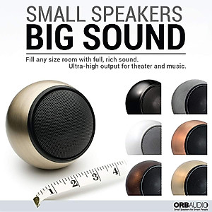 Orb Audio: 'Voice Pro' Stereo Soundbar and Dialogue-Clarifying TV Speakers. Crisp Lifelike TV Audio with Voice Boost On Demand, True Stereo Separation, Theater Sound and Remote Control