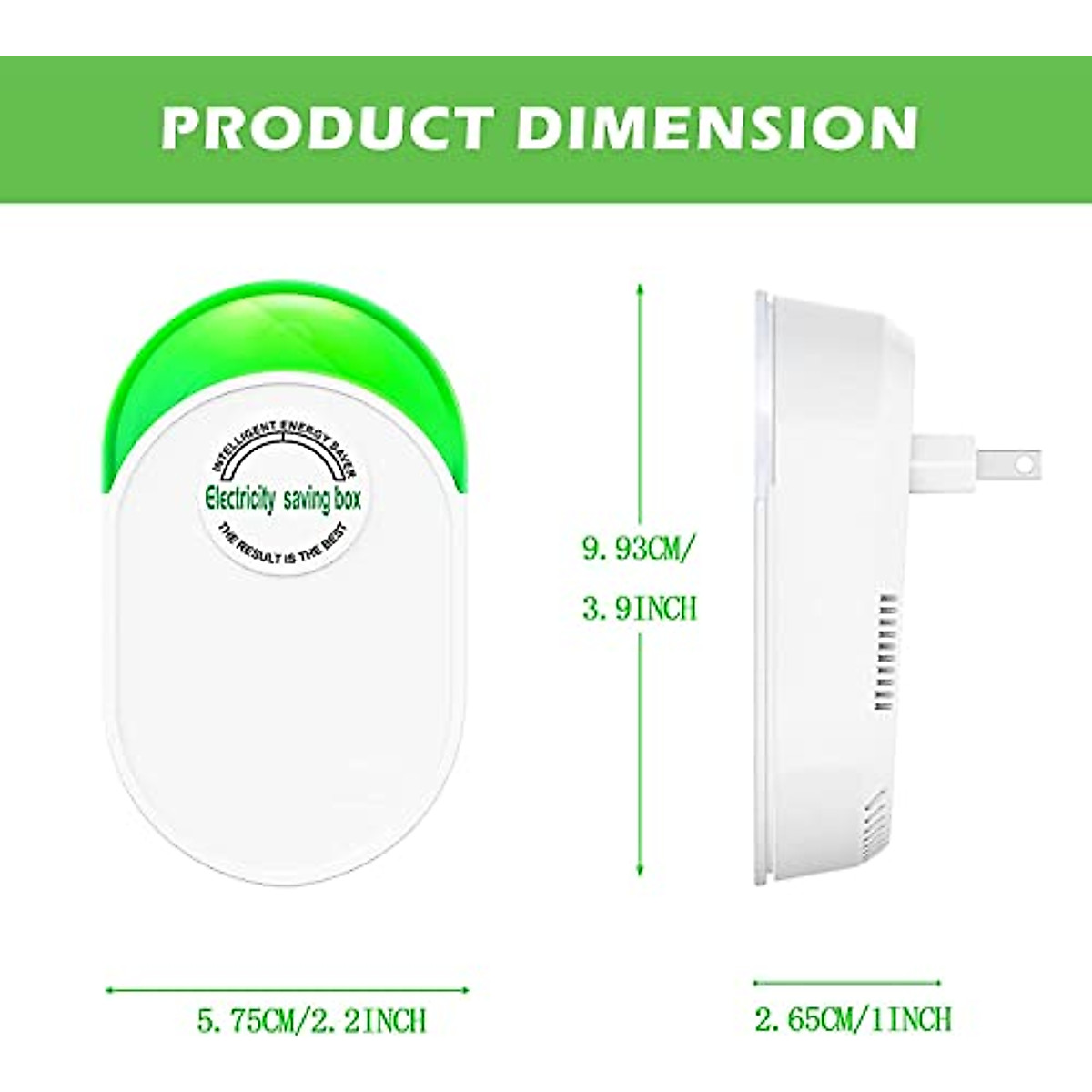 Energy Saver Household Power Saver Electricity Saving Box 90V-250V Household Office Market Device Electric Smart US Plug 30KW (White)