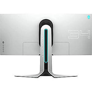 Alienware Dell New Curved 34 Inch WQHD 3440 X 1440 120Hz, NVIDIA G-SYNC, IPS LED Edgelight, Monitor - Lunar Light, AW3420DW (Renewed)