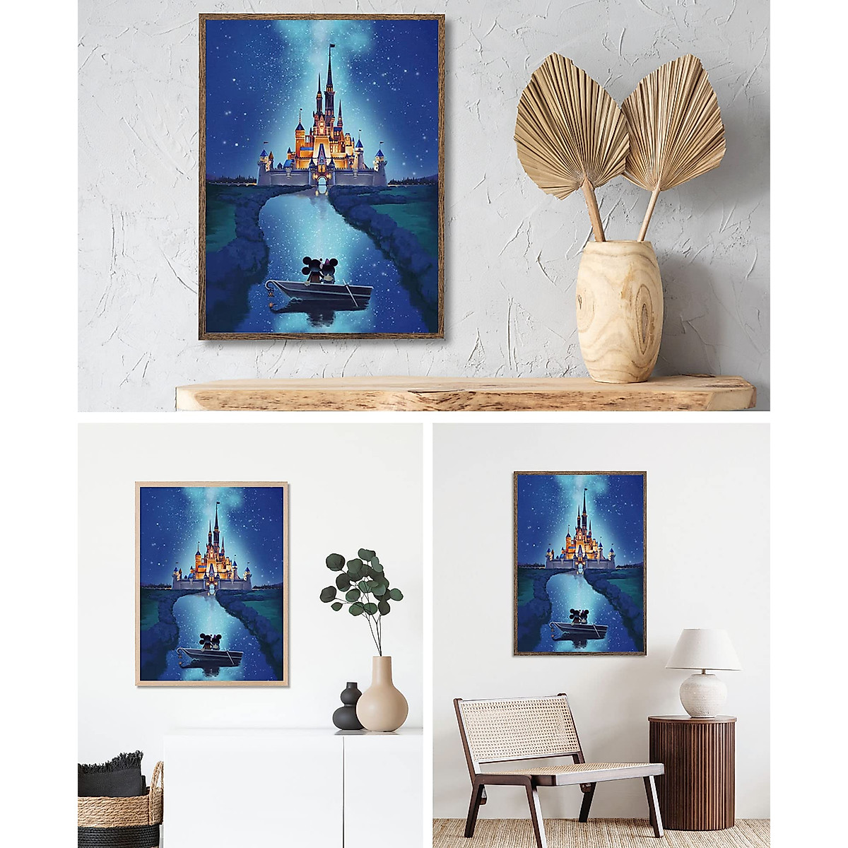 JAKI Diamond Painting Kits for Adults-Castle Diamond Art Kits for Adults,Gem Art Kits for Adults Pictures Arts Craft for Home Wall Decor (12x16inch)