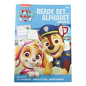 Pup Patrol Alphabet Pre-K Learning Workbook
