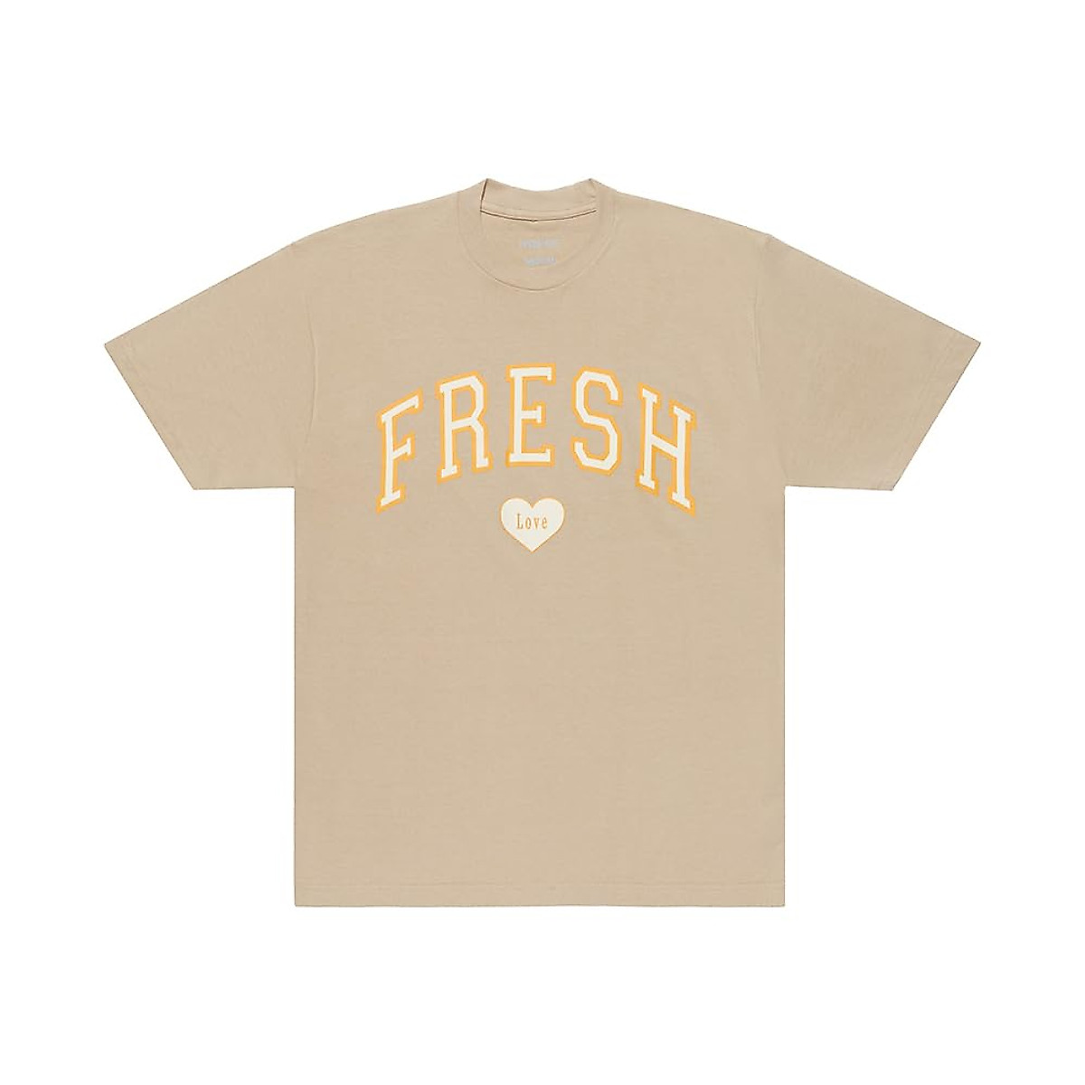 Sturniolo Triplets Tshirt Fresh Love Varsity Tee Merch Women/Men Casuals O-Neck Short Sleeve Streetwear (sand2,M)