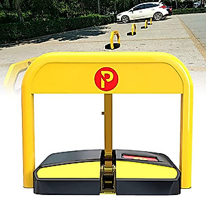 Automatic Parking Barrier, Car Park Driveway Guard Saver Smart Lock Parking Bollard, Replaceable Battery Parking Space Saver Lock IP67 Waterproof