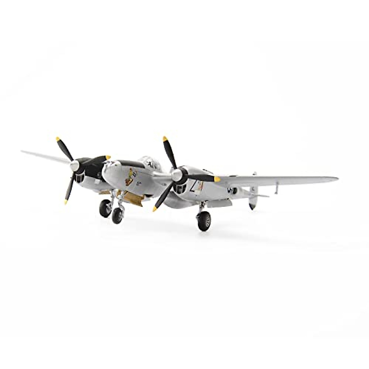 RoofWorld 1/72 Scale Replica Fighter Airplane Military Aircraft Model P-38 Fighter Lightning WWII Model Plane USA Army Military Models Collection