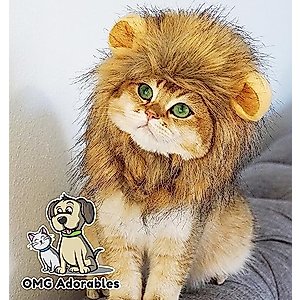 OMG Adorables - Lion Mane Costume for Cats
