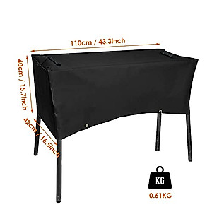 Grisun Patio Stove Grill Cover for Camp Chef 3 Burner Stove, Grisun Carry Bag & Outdoor Camp Stove Cover for Camp Chef 3 Burner Stove and Grill Box