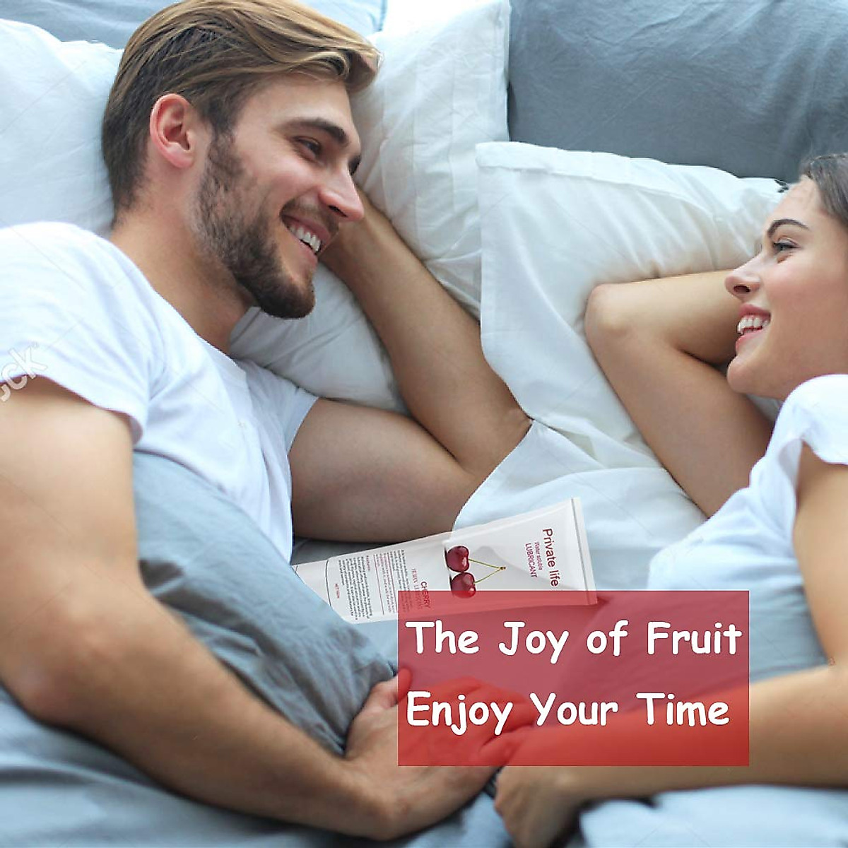 JoyeuxLube Water-Based Lube 4 fl.oz/100ml Cherry Flavored Natural Lubricant Smooth and Slippery Long Lasting… (Cherry)