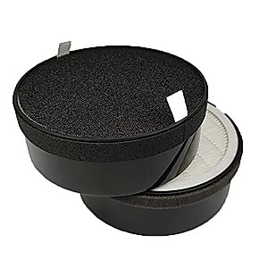 Altec Filters Compatible with LV-H132 Levoit Air Purifier Replacement Filters, 2 Hepa Filters & 2 Carbon Prefilters