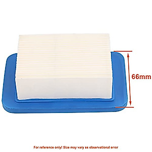 HIPA 2 Pack A226000032 Air Filter for ECHO Leaf Blower PB755ST PB500T PB403 PB403H PB403T PB413H PB413T PB500H PB603 PB611 PB620 PB620ST PB650 PB650H PB650T PB651T PB755SH A226000031