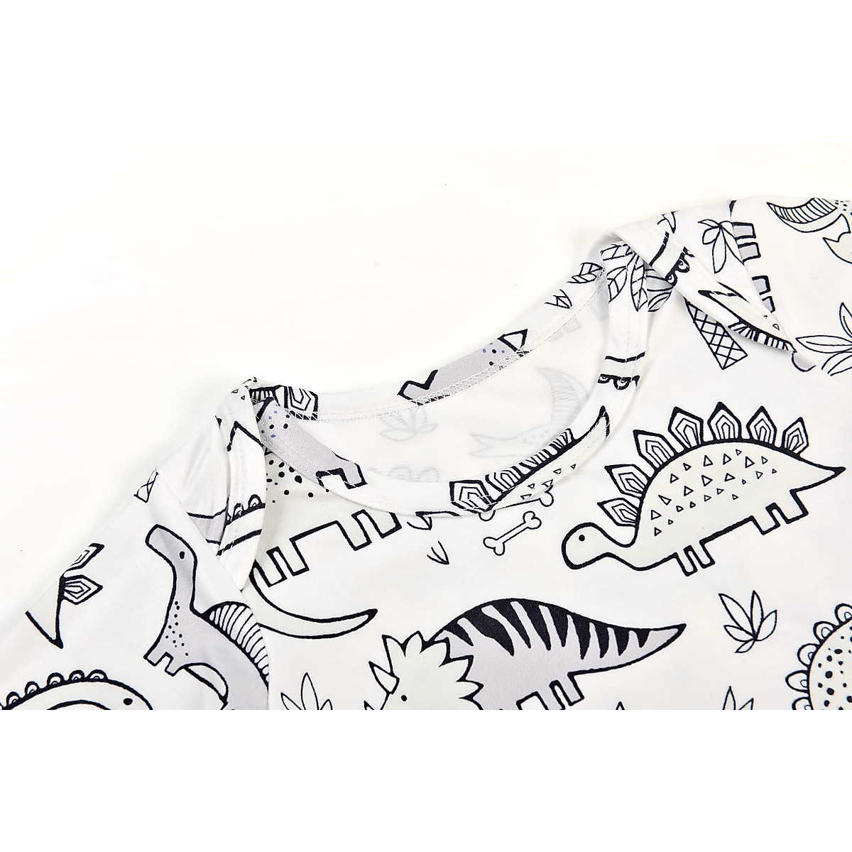 Terriboo Newborn Baby Boy Long Sleeve Sleeper Gown Coming Home Outfit Nightgown Hat Set 0-3 month (Green)