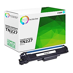 TCT Premium Compatible Toner Cartridge Replacement with Chip for Brother TN227 TN-227 Works with Brother HL-L3210CW, MFC-L3710CW L3750CDW, DCP-L3510CDW Printers (B, C, M, Y) - 5 Pack
