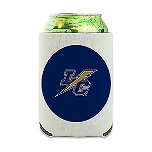 Lehman College Primary Logo Can Cooler - Drink Sleeve Hugger Collapsible Insulator - Beverage Insulated Holder