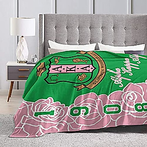 Lightweight Bed Blankets Throw Blanket Ultra Soft Velvet Blanket Quilt Durable Home Decor Blanket Sofa Blanket Carpet 50"x40" Green Pink Gifts Aka-3 (13)