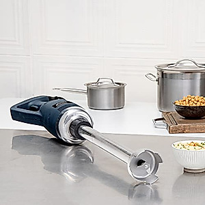 Restaurantware Hi Tek Stainless Steel Blending Shaft - Fits Variable Speed Immersion Blender - 18" - 1 count box,Silver
