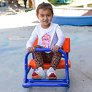 PLATPORTS Rocking Seesaw for Kids - Teeter Totter Kids Outdoor - Toddler See Saw - Playground Outdoor Equipment - Age 3 4 5