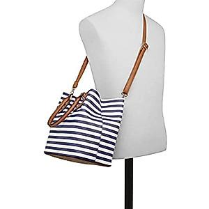 ALDO womens Pentir Tote Bag, Navy Multi, One Size US