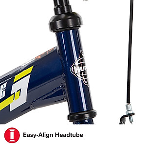 Huffy Ignyte 20” Boy’s BMX Bike, Quick Connect Assembly, Blue