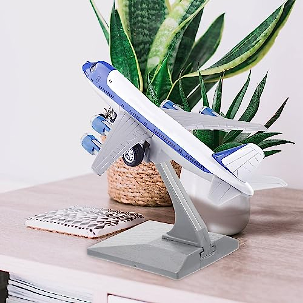 SAFIGLE Plastic Display Stand 2pcs Plastic Model Plane Display Stand Universal Aircraft Model Plane Stand No Airplane Model for Building Blocks Planes Random Color Aircraft Display Stand