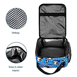 Artsadd Custom Backpack with Name Personalized Football Name Backpack Travel Laptop Backpack 3 Piece Backpack Set