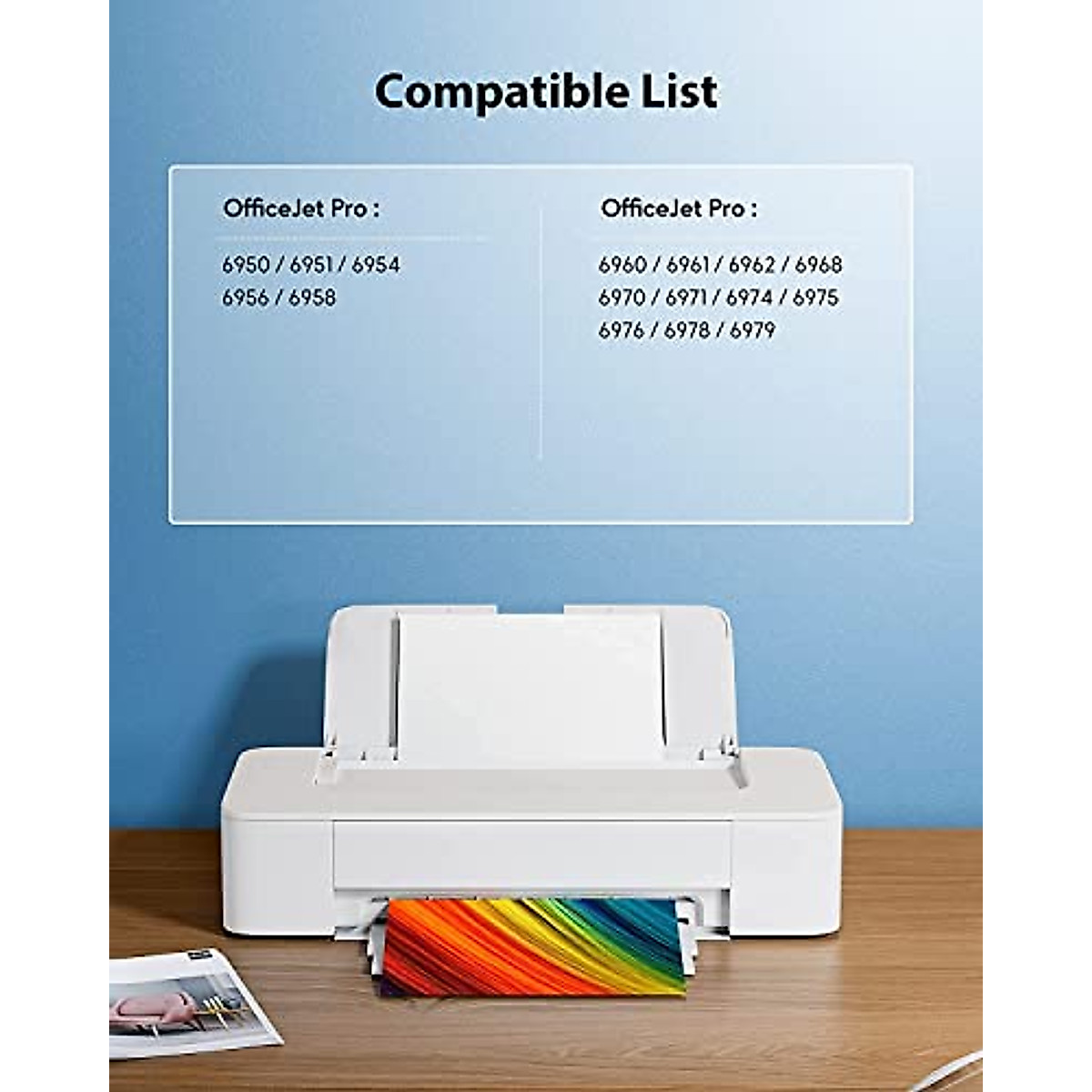 Exurbiz 902XL Compatible Ink Cartridge Replacement for 902 XL with Officejet Pro 6978 6960 6962 6968 6954 6958 6950 6951 6970 Printers (Black, Cyan, Magenta, Yellow, 4 Combo Pack) High Yield
