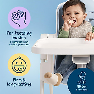 Gerber Snacks for Baby, Baby Food, Snacks, Sitter, Soothe N Chew Teething Sticks, Banana, Banana Teether, 5 Boxes of 6 Individually Wrapped Sticks (30 Count)