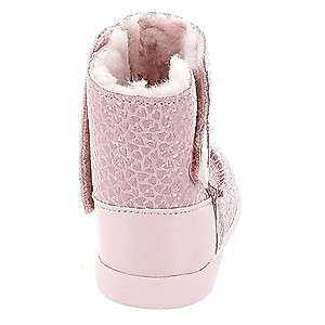 UGG Unisex-Child Keelan Gel Hearts Boot, Pink, 12 Toddler