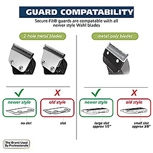 Wahl Clipper Genuine Attachment Guard Organization Kit with Color Pro Colored Hair Clipper Guide Combs, 14 Piece Premium Storage Kit for Wahl Hair Clippers, Multicolor - 3291-100