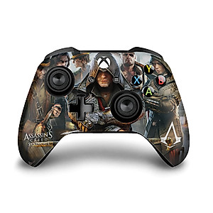 Head Case Designs Officially Licensed Assassin's Creed Key Art Syndicate Graphics Vinyl Sticker Gaming Skin Decal Cover Compatible With Xbox One S Console and Controller Bundle