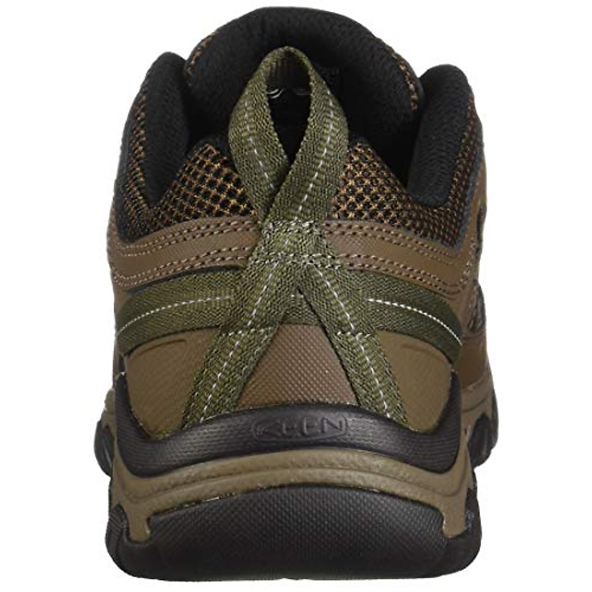 KEEN Men's Targhee Vent Low Height Breathable Hiking Shoes, Cuban/Antique Bronze, 10.5
