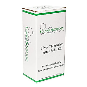 Cannabinology (2 Pack)16 oz Refill - 2 oz/60 ml Silver Thiosulfate Solution (Makes 16 STS Spray) | Feminized Seed Spray |STS Kit Make Seeds Reversal (16 Only), Only