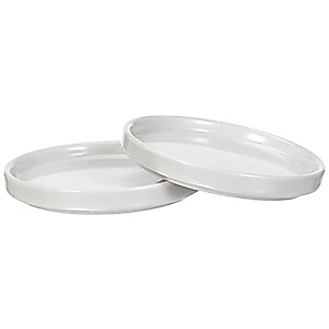 Zassenhaus Porcelain Mill Coasters/Trivets, Set of 2, White