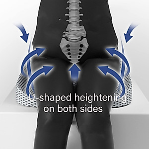 Original Daily Cushion Orthopedic Seat Pillow, Pressure Relief Seat Cushion, Orthopedic Memory Foam Seat Cushion, Orthopedic Pillow for Sitting, Office Chair Car Seat Cushion