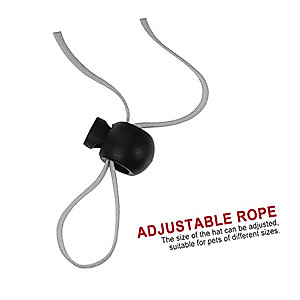 Mipcase 4pcs Bearded Kitten Graduate Photo Hamsters Props Birds Accessories Costume Hedgehogs Pets Hat Mini Guinea Adjustable Pigs Hats Turtles Tassel Dragons Grade Dress Pet Holiday