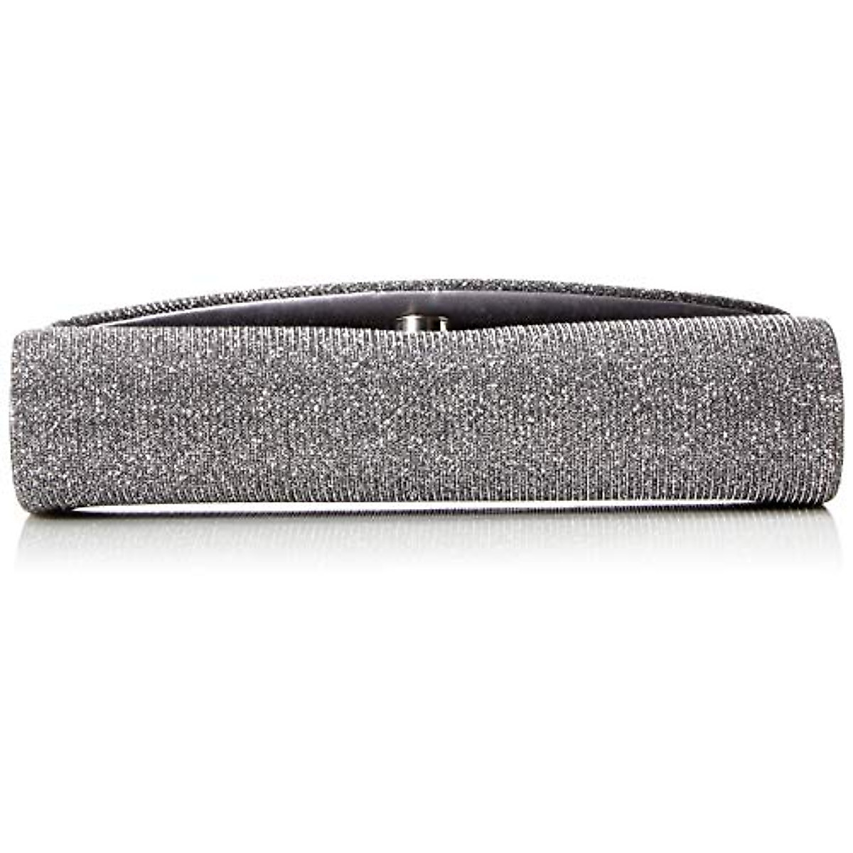 Jessica McClintock womens Vienna Sparkle & Shine Flap wristlet handbags, Pewter, One Size US