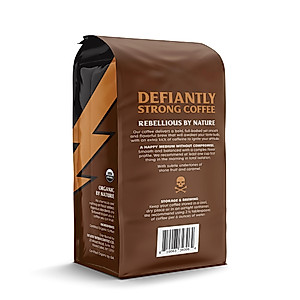 Death Wish Coffee, Medium Roast Ground Coffee, 6 pack