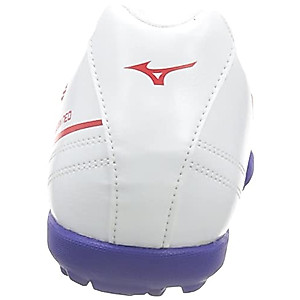 Mizuno Men's Football Shoe, White Highriskred, 10.5