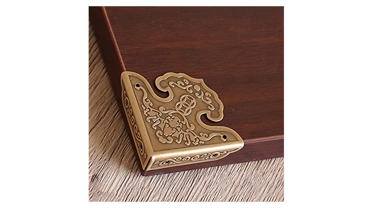 Metal Corner Guard，glrovazas Box Corner Protectors 4Pcs Metal ...