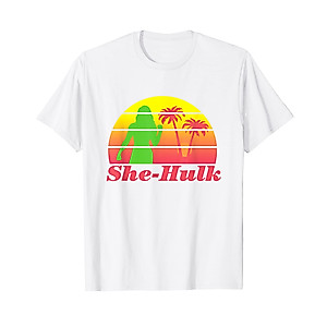 Marvel Studios She-Hulk Palm Tree Silhouette T-Shirt