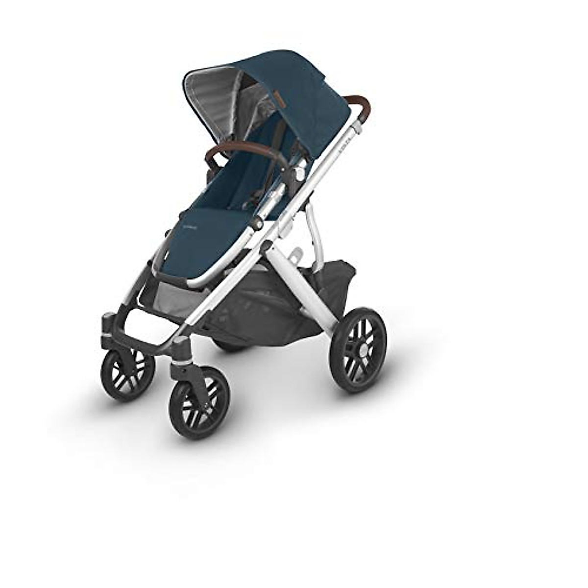 UPPAbaby VISTA V2 Stroller - FINN (deep sea/silver/chestnut leather)