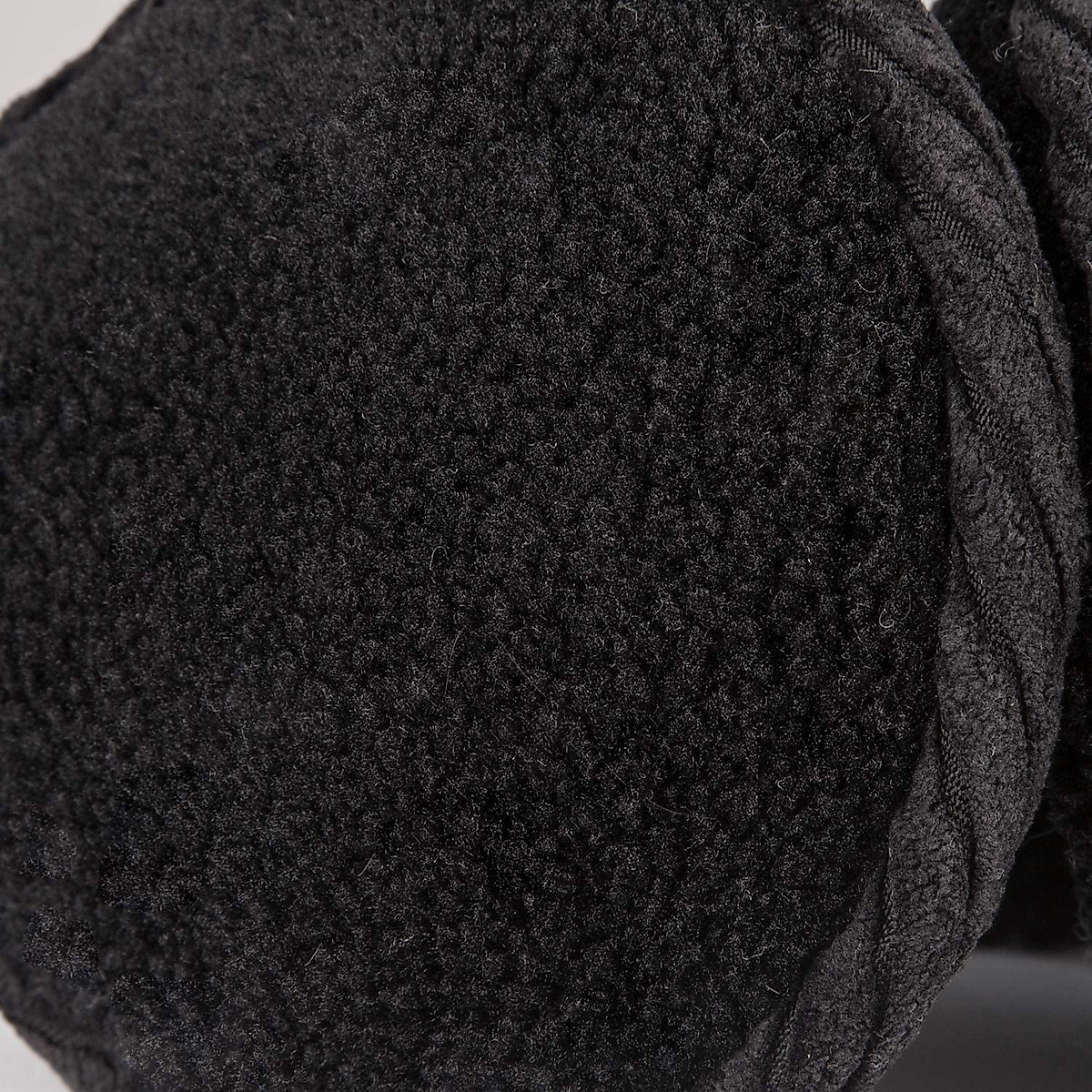 Surblue Unisex Warm Earmuffs Cashmere Winter Pure Color Outdoor Fur Earwarmer, Adjustable Wrap, Black, Medium