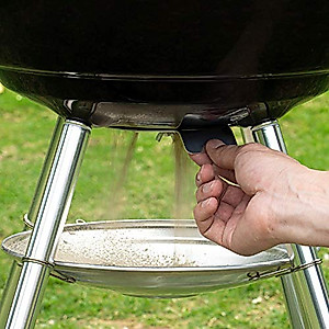 BEAU JARDIN Premium 18 Inch Charcoal Grill for Outdoor Cooking Barbecue Camping BBQ Coal Kettle Grill Tailgating Portable Heavy Duty Round with Thickened Grilling Bowl with Wheels BG231