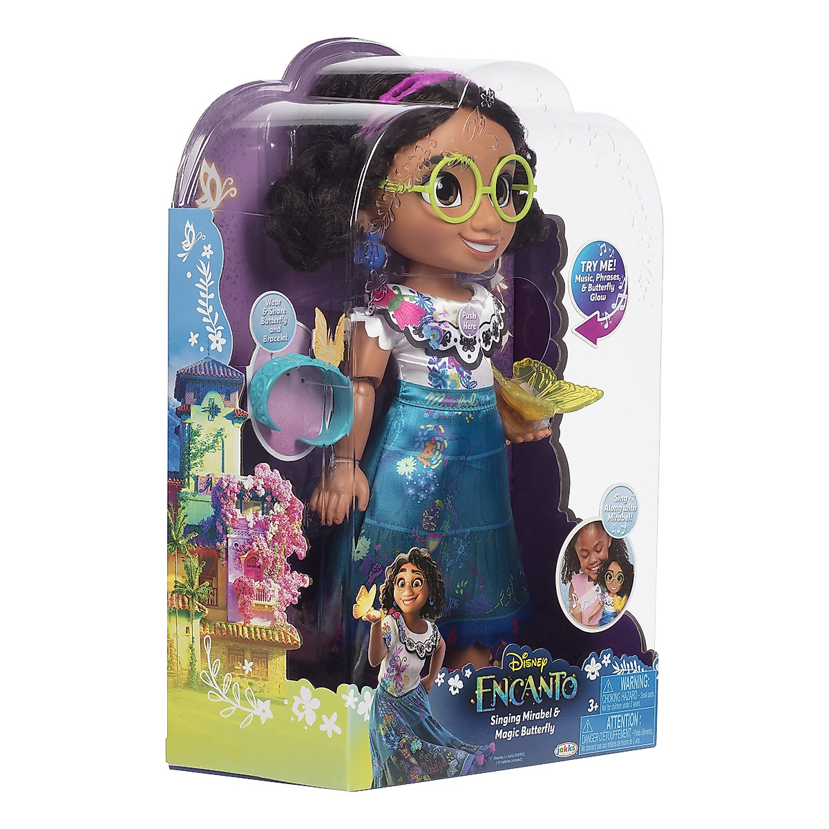 Disney Encanto Mirabel Doll with Singing Feature and Magical Light Up Butterfly