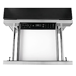 Sharp SMD2470ASY 24 in. 1.2 cu. ft. 950W Stainless Steel Microwave Drawer Oven Bundle with 3 YR CPS Enhanced Protection Pack