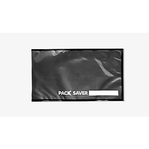 Pack Saver Vacuum Seal Bags 50 Commercial Grade PreCut Bags for Ultimate Food Preservation, Airtight Food Vac Bags for Storage, Meal Prep or Sous Vide, BPA Free, Black and Clear (11" x 19")