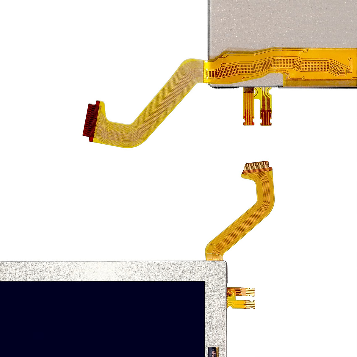 Gorliskl Replacement Top Upper LCD Screen Display for Nintendo 3DS (Top/Upper)，With screen protector.
