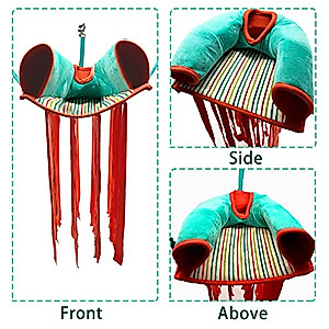 PINVNBY Hamster Tunnel Hammock Hanging Ferret Hideout Cage Accessories Guinea Pig Hammock Sugar Glider Hideaway Tent Toys for Chinchilla Rats Hedgehog Squirrel and Other Small Animals